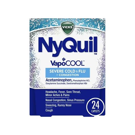 Vicks Nyquil Severe Cold And Flu Caplets