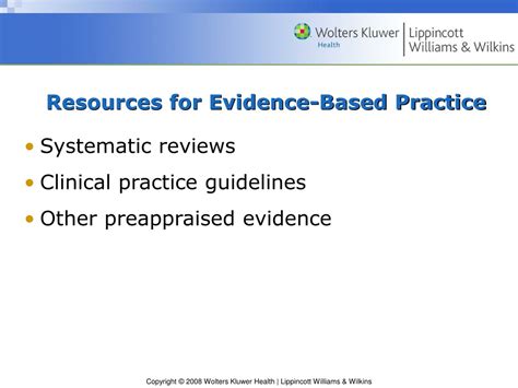 PPT Chapter Translating Research Evidence Into Nursing Practice Evidence Based Nursing