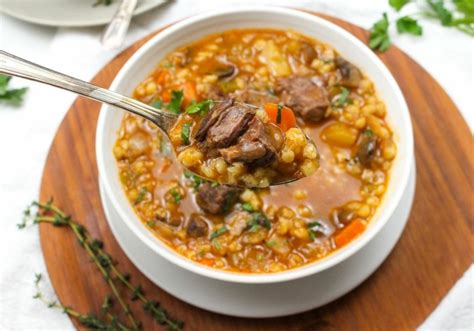 Quick Prep Instant Pot Beef And Barley Soup Veggie Packed Fannetastic