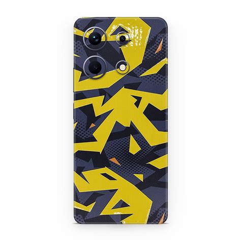 Infinix Note Abstract Yellow D Skin WrapitSkin The Ultimate Protection