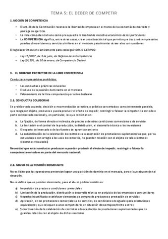 Derecho Mercantil Tema 5 Pdf