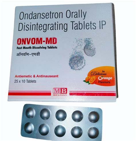 Ondansetron Orally Disintegrating Tablets 4 Mg At ₹ 1370box In Mumbai