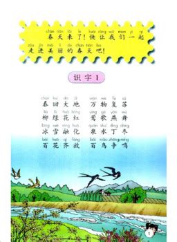 Chinese Basic Education Textbook Grade 1 Chinese Course 1年级中文课程 2