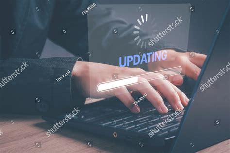 Installing Software Update Process Operating System Upgrade Concept