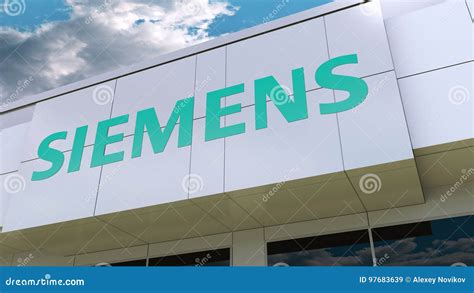 Siemens Logo Made Of Hexadecimal Symbols On Computer Screen Editorial 3d Rendering