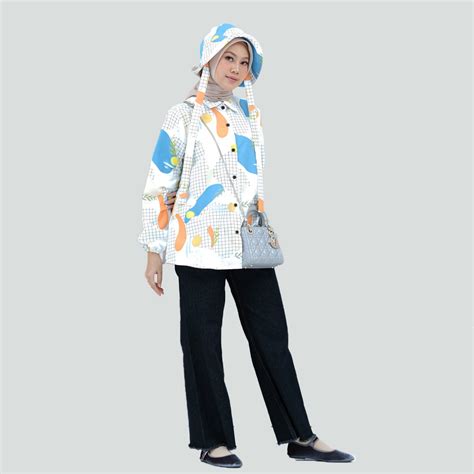 เสื้อยืดลําลอง แฟชั่นสําหรับสตรีชาวมุสลิม สีขาว Luristore Th Thaipick