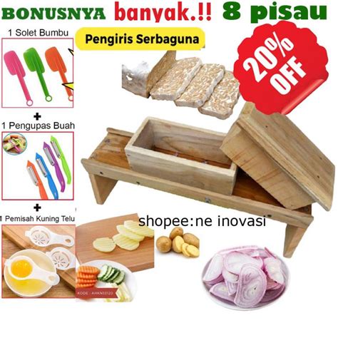 Jual PENGIRIS BAWANG PERAJANG PARUTAN SERBAGUNA BAWANG KETELA KENTANG
