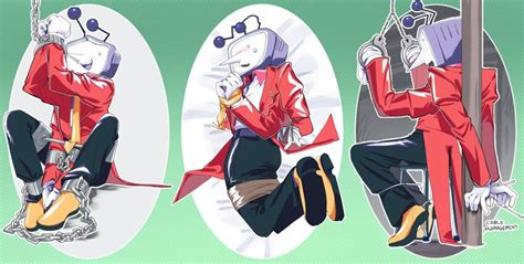 Ant Tenna Ant Tenna Beta Design Deltarune Utdr Toby Fox Highres 1babe Bdsm Belt Black