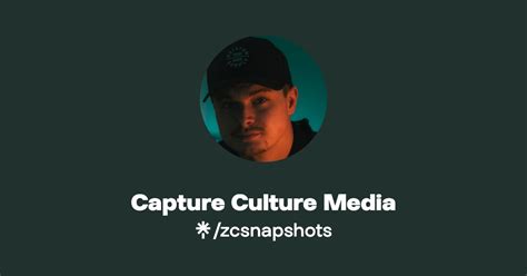 Capture Culture Media Instagram Tiktok Linktree