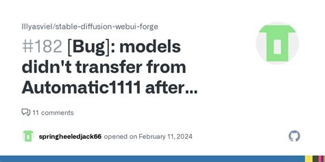 Bug Models Didnt Transfer From Automatic1111 After Uncommenting The Sections In The Webui