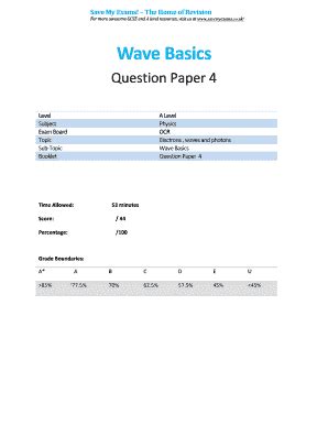 Fillable Online Wave Basics Fax Email Print Pdffiller