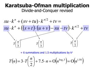 Design And Analysis Of Algorithms Divide And Conquer PPT