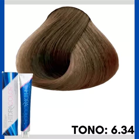 Hidracolor Tinte Tono 6 34 Rubio Oscuro Dorado Cobrizo 90 G Meses Sin