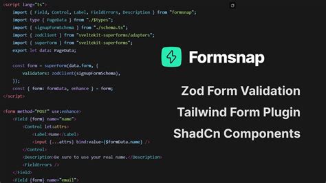 Shadcn Formsnap And Superforms Svelte Sveltekit Youtube