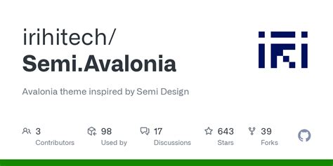 Semi Avalonia README Md At Main Irihitech Semi Avalonia GitHub