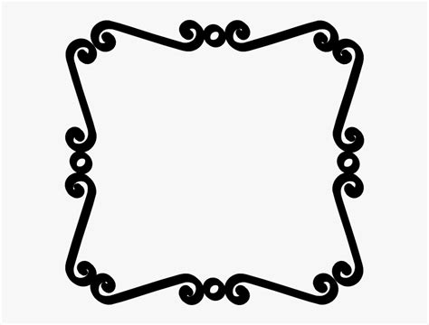 Vertical Decorative Scroll Clip Art