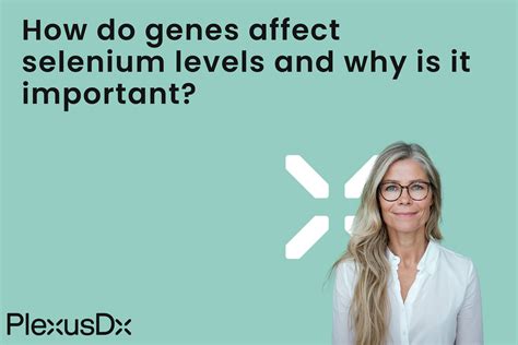 How Do Genes Affect Selenium Levels And Why Is It Important Plexusdx