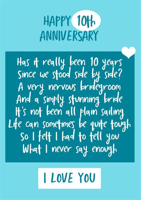 10th Anniversary Quotes For Wife