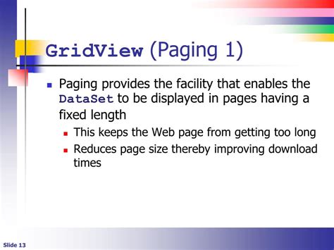 PPT Mastering GridViews For Effective Data Presentation PowerPoint Presentation ID
