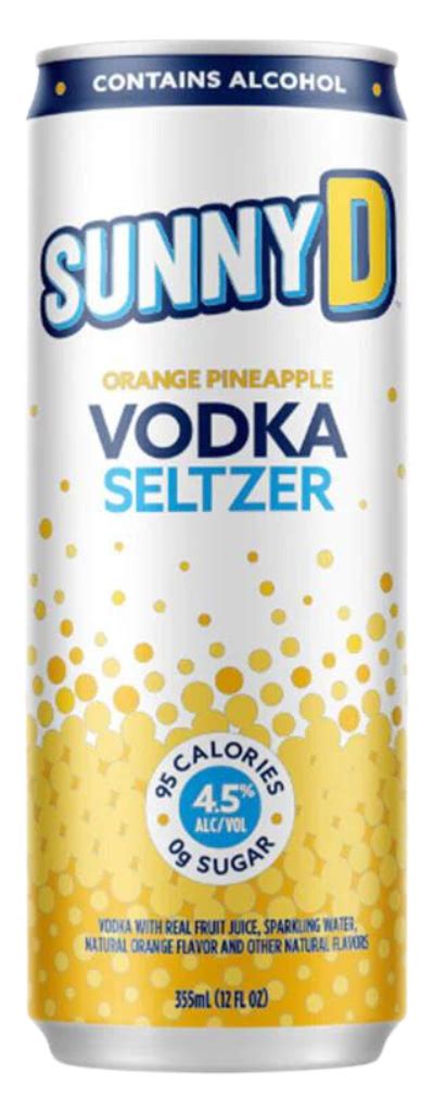 SunnyD Vodka Seltzer Orange Pineapple Review