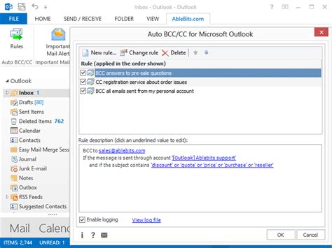 Auto Bcccc For Outlook Download