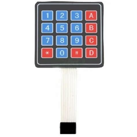 4x4 Membrane Switch Matric Keypad At Rs 75piece Membrane Switches In