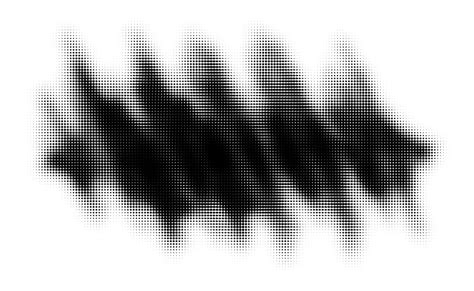 Monochrome Radial Grunge Halftone Background Vector Image