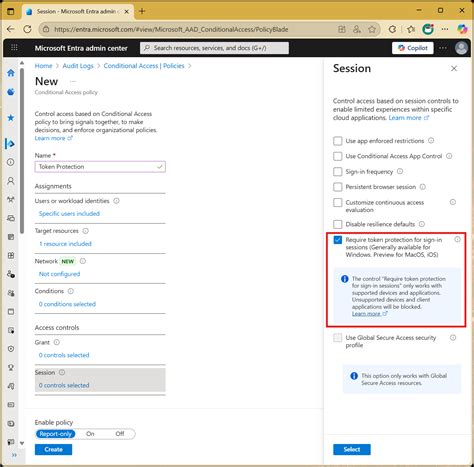 Microsoft Entra Conditional Access Gets Token Protection
