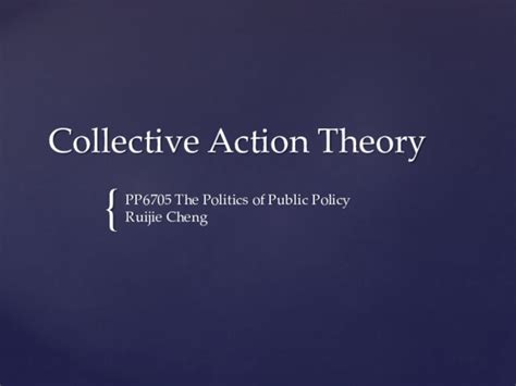 Ppt Pp6705 Collective Action Theorypptx