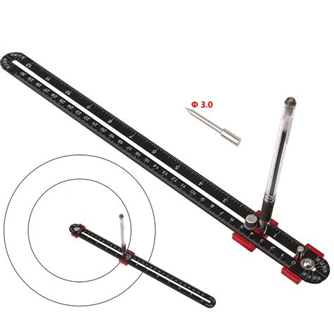 목공 드로잉 나침반 원형 드로잉 도구 300mm 조정 가능한 측정 도구 목공 스크라이브 게이지 Diy 도면 Aliexpress