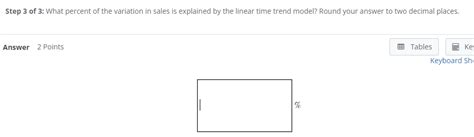 Solved Step Of Using The Linear Time Trend Model Chegg