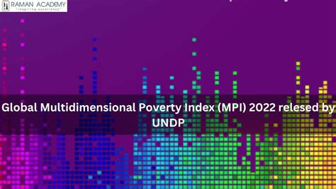 Global Multidimensional Poverty Index MPI 2022 Relesed By UNDP