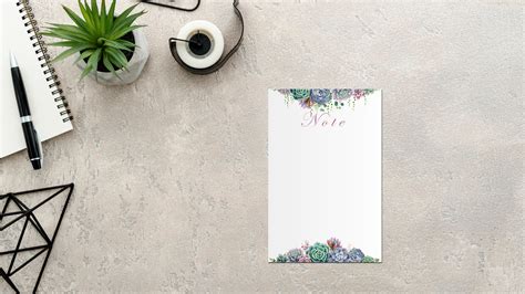 personalized script notepad attractive and upscale notepad etsy