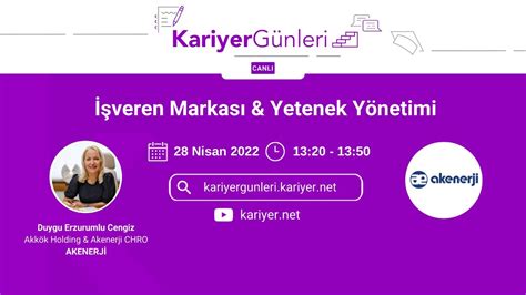 Kariyer Günleri Akenerji İşveren Markası Yetenek Yönetimi YouTube