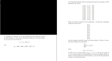 Solved Students Are Welcome To Use The Mathematica Code Chegg