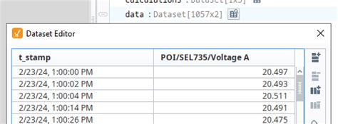 Exporting Dataset To Csv Results In Extra Rows With Names And Types Ignition Inductive