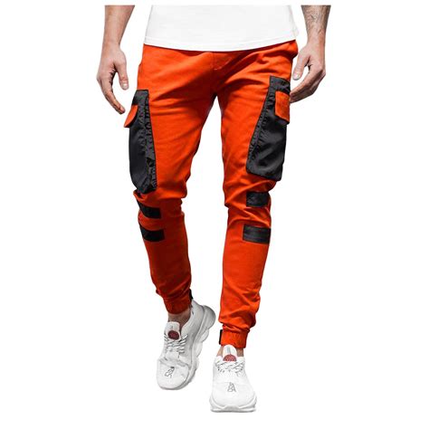 Jumesgu Stretchy Cargo Work Pants Mens Workwear Pants Relaxed Fit