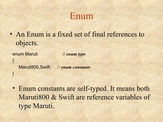 Enum PPT