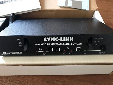 smpte midi timecode synchronizer jl cooper synclink kaufen auf ricardo