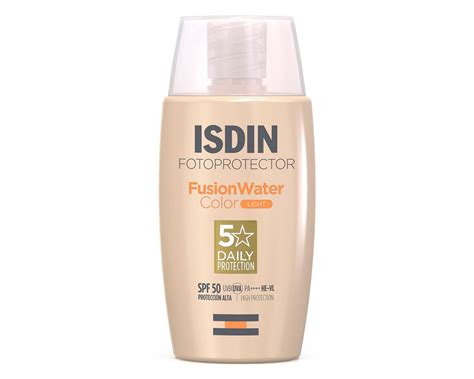 Protector Solar Isdin Fusion Water Color Tono Claro Fps 50 50 Ml