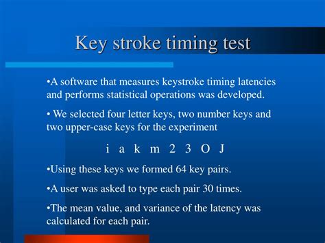 Ppt Key Stroke Timing And Timing Attack On Ssh Powerpoint