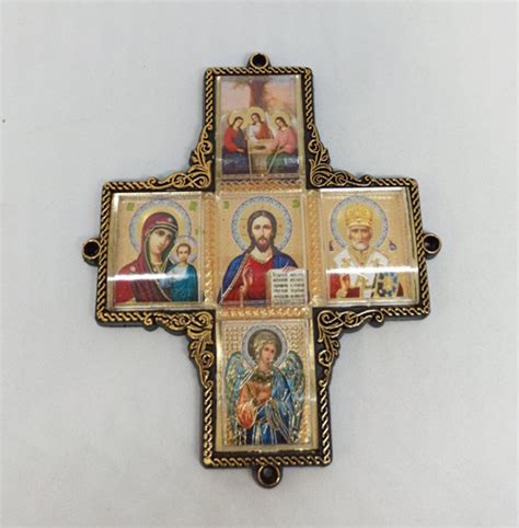 Икона Крест Спаси и Сохрани в автомобиль 10х8см - церковная утварь от ...