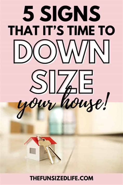 5 Signs I Knew It Was Time To Downsize Our House