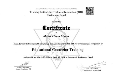 Mohit Thapa Magar On Linkedin Titi Ect