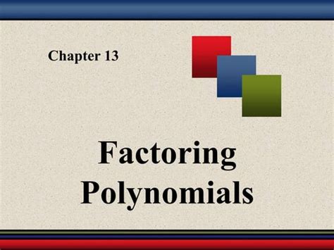 Factoring Quadratic Trinomials Pdf