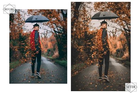 13 Popular Autumn Photoshop Actions Orange Fall Acr Preset Etsy Photoshop Actions Acr
