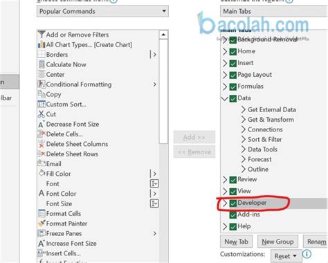 Cara Mudah Membuat Checklist Box Di Microsoft Excel Bacolah Com