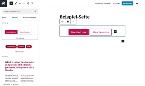 Eigene Patterns für den WordPress Block Editor Gutenberg erstellen
