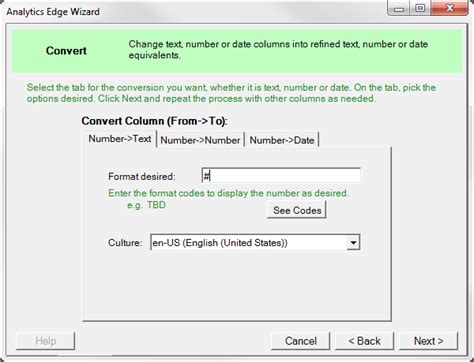 Using The Convert Function Analytics Edge Help