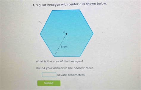 solved a regular hexagon with center e is shown below what is the